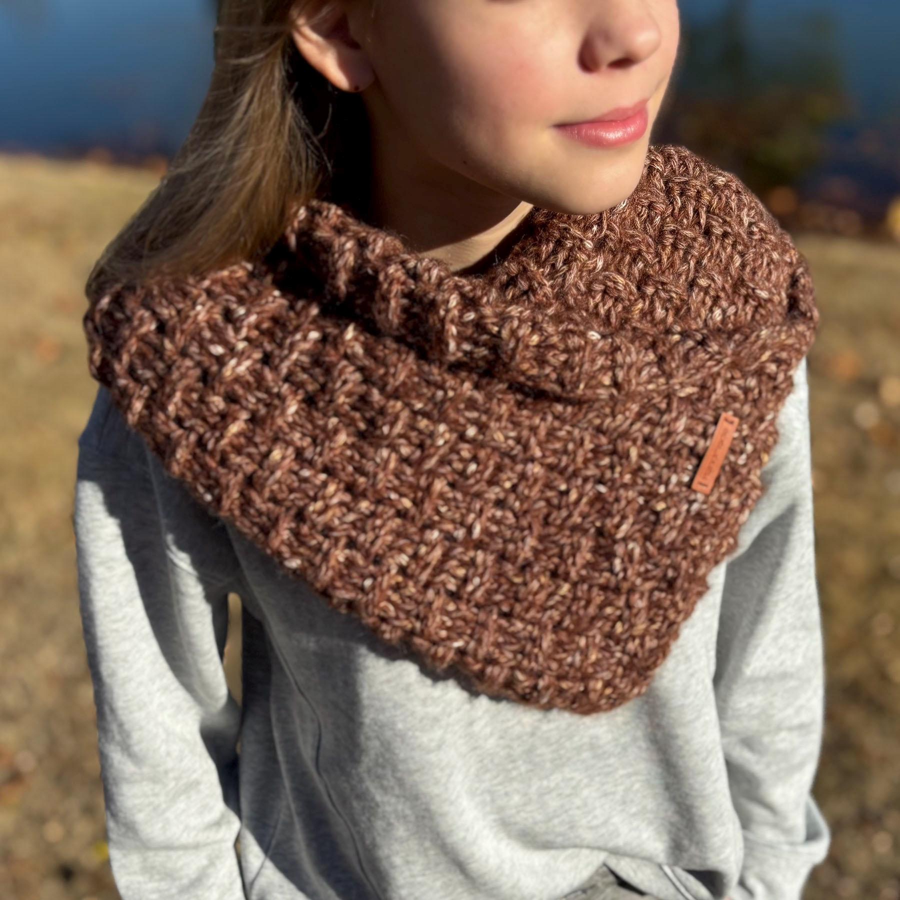 CROCHET PATTERN - Cozy Tweed Neckwarmer, Easy Handmade Scarf - Etsy