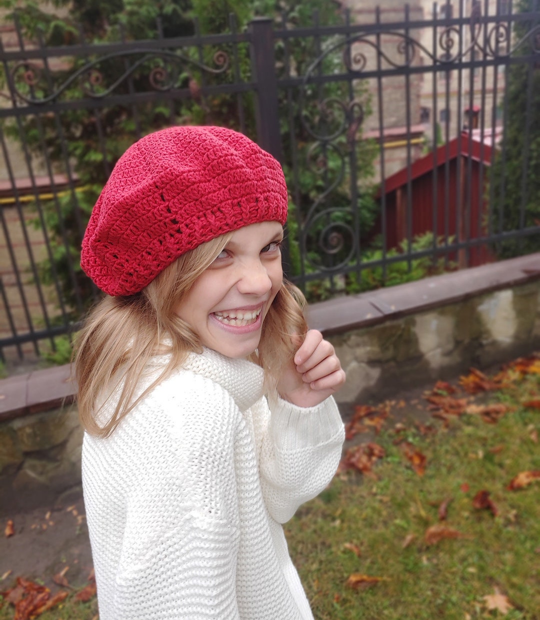 CROCHET PATTERN Parisian Chic Beret, Crochet French Beret, Crochet ...