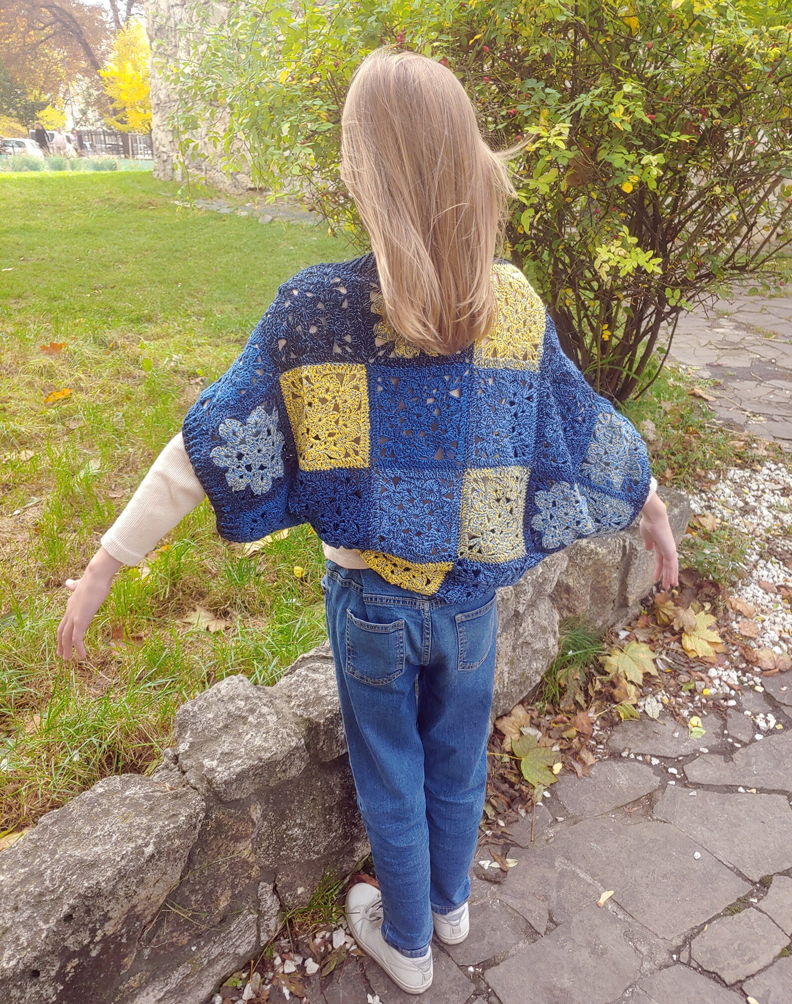 CROCHET PATTERN - Starry Night Cardigan, Easy Shrug Cocoon - Etsy