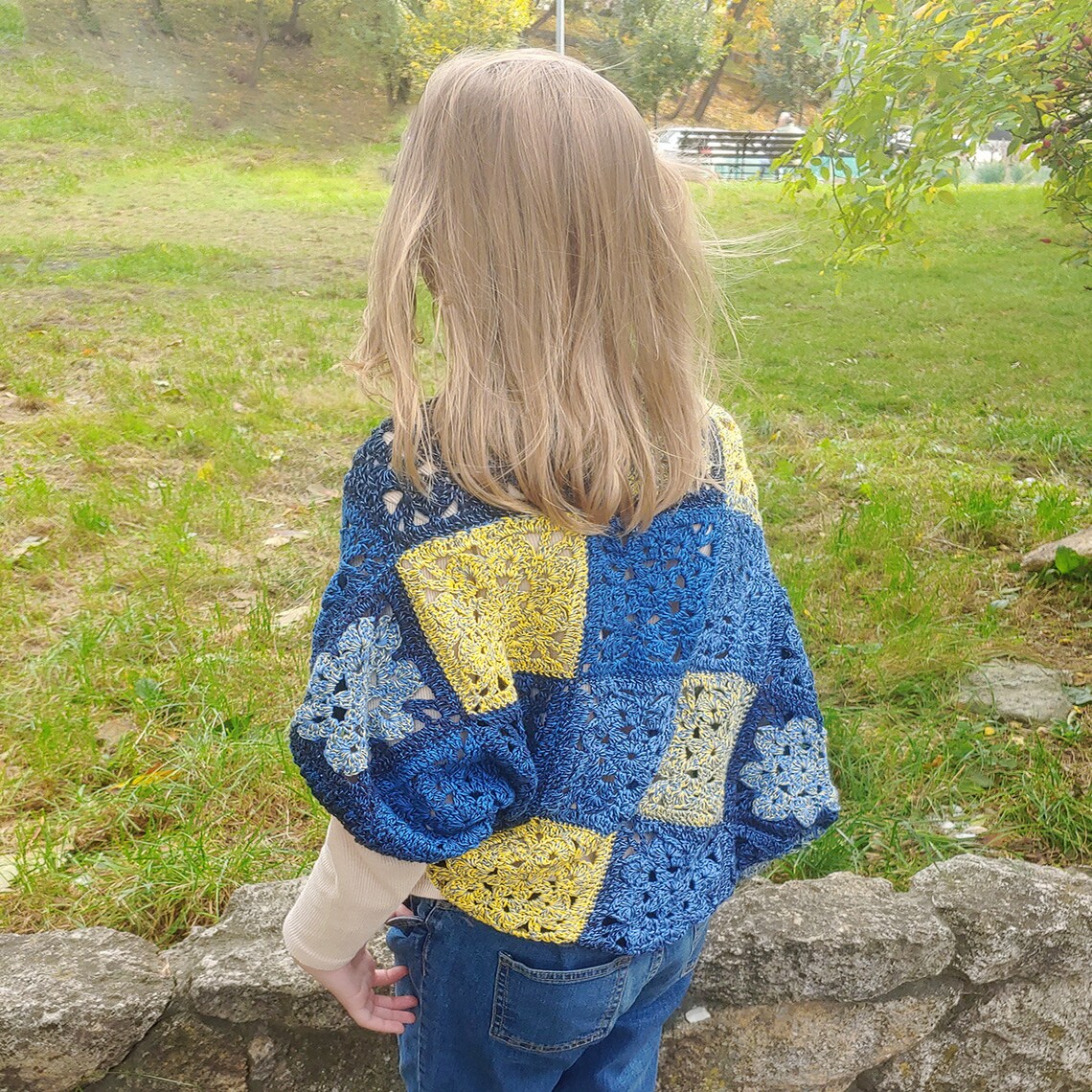 CROCHET PATTERN Starry Night Cardigan Cocoon Crochet - Etsy