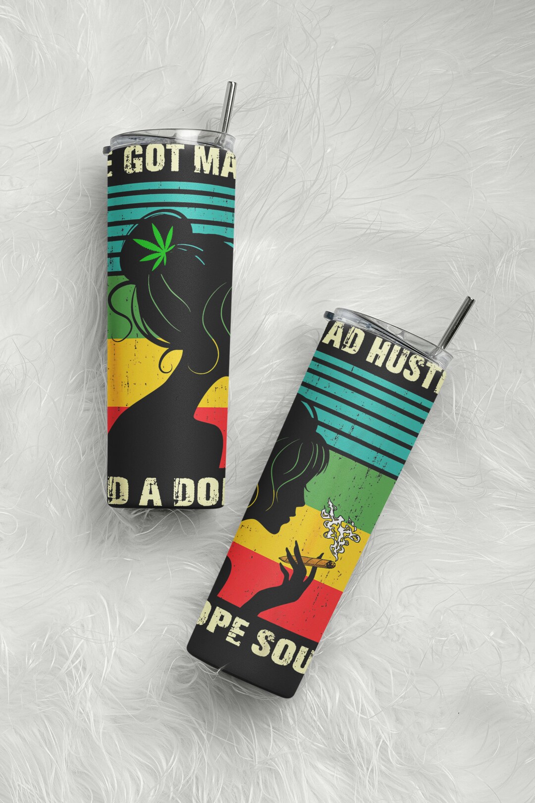 Reggae Themed Dope Soul Cup 420 - Etsy