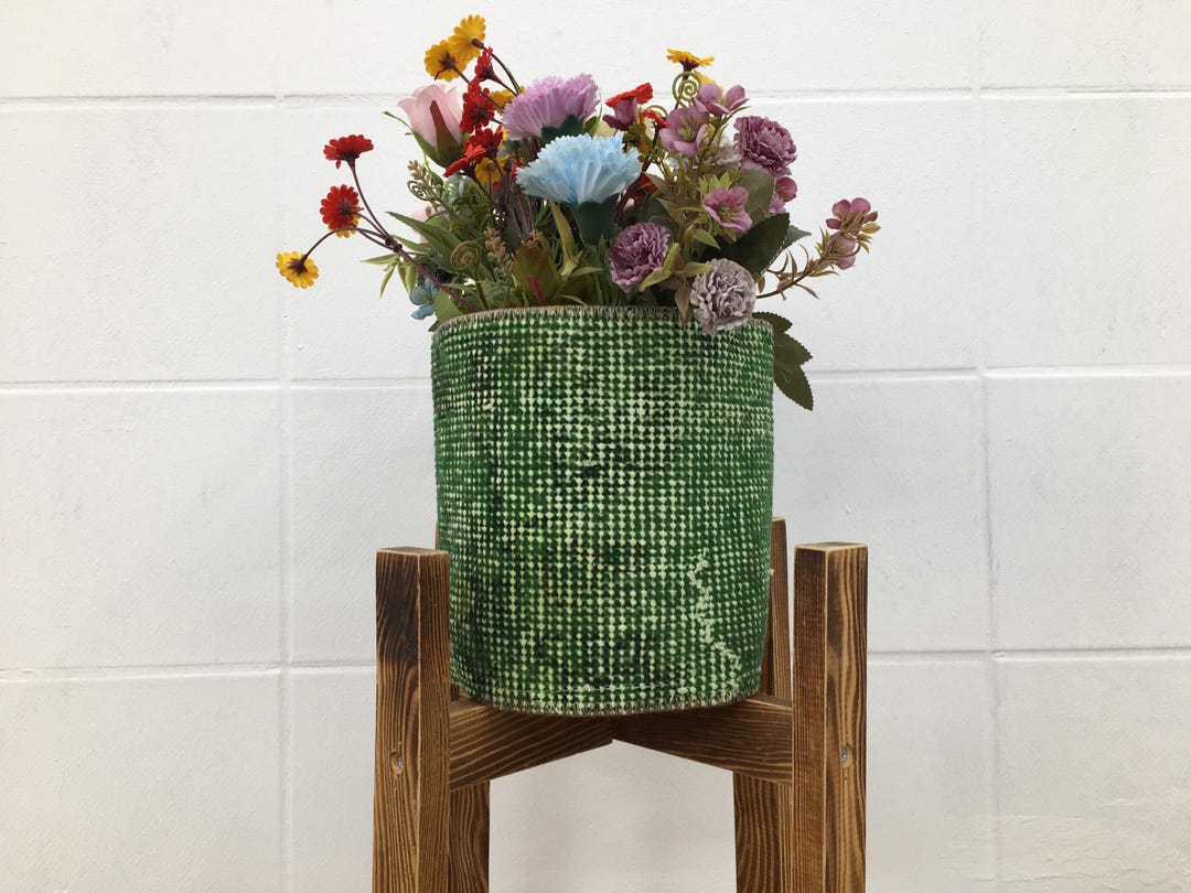 Green Color Basket, Basket for Plants, Organic Basket, Flower Hanger ...