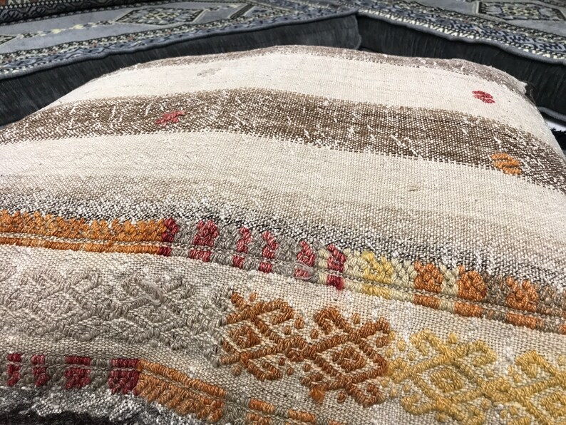 Cushion for Bench, Armchair Cushion, Boho Cushion, Embroidered Cushion ...