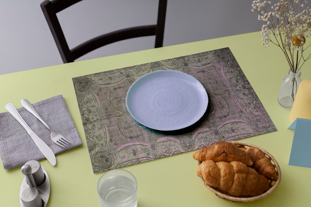 Textile Art Placemat, Cultural Tableware, Designer Placemats, Artistic ...