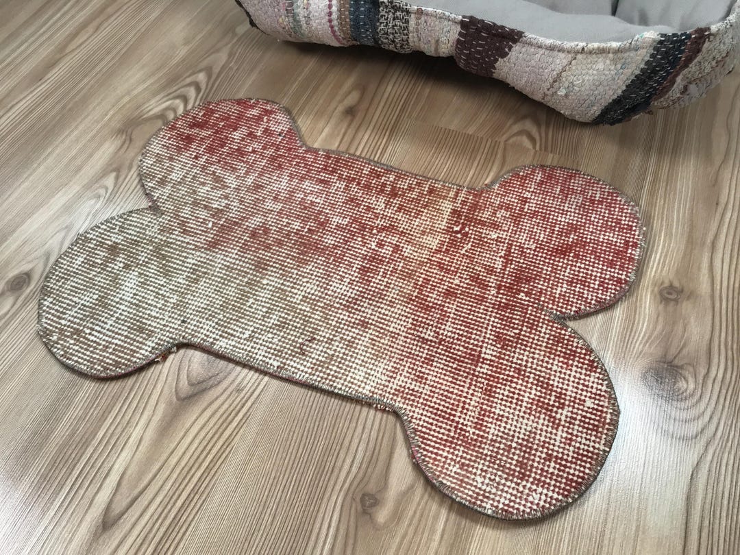 Non Slip Dog Mat, Bone Shaped Dog Mat, Cat Feeding Mat, Custom Pet Mat ...