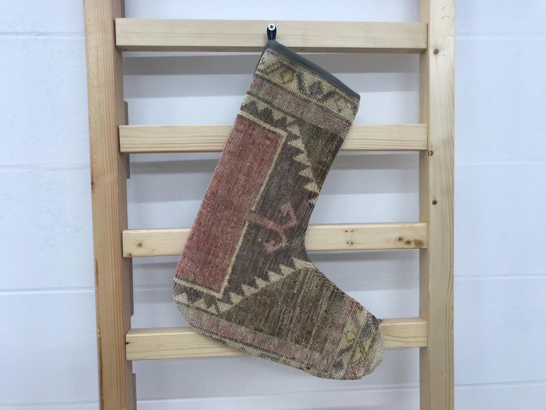 Xmas Stocking Decor, Antique Stocking, Kilim Stocking, Santa Socks ...