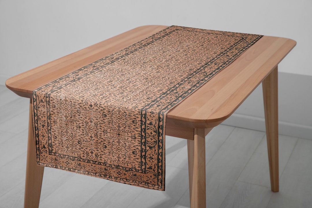 Artisanal Table Scarf, Magnificient Table Sheet, Turkish Design Table ...
