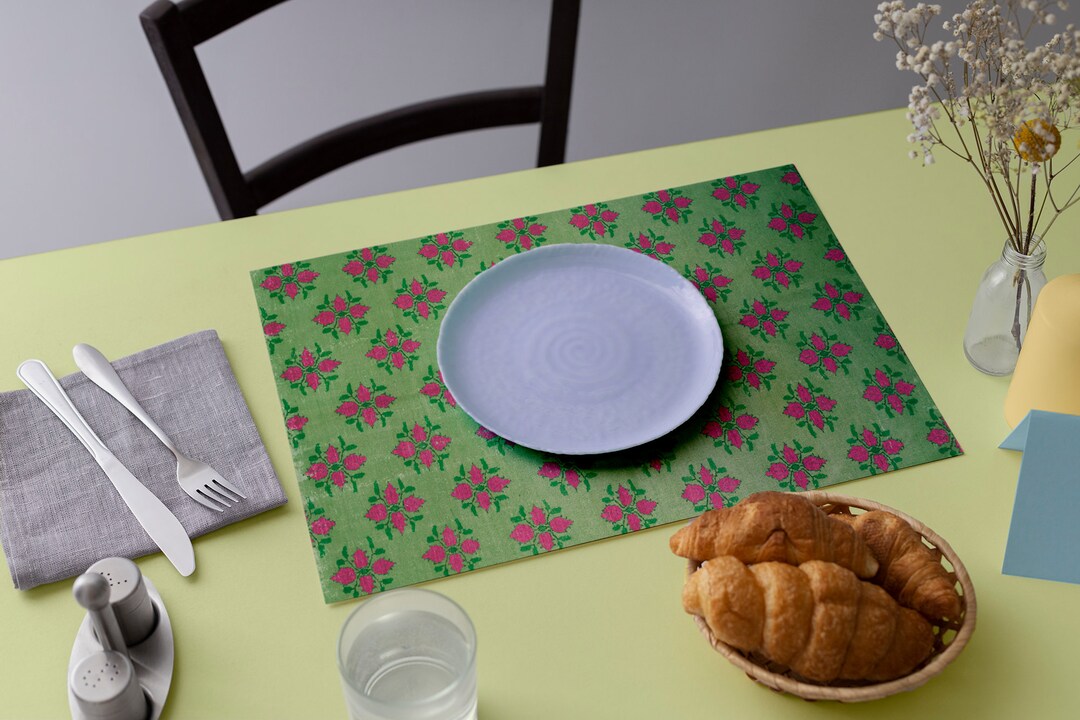 Designer Look Ethnic Placemats, Waterproof Table Mat Collection, Modern ...