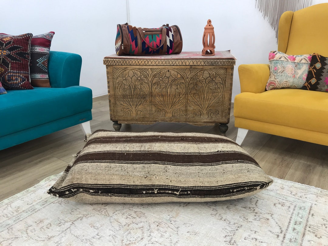 Turkish Cushion, Banquette Cushion, Floor Seating Cushion, Kilim Pillow ...