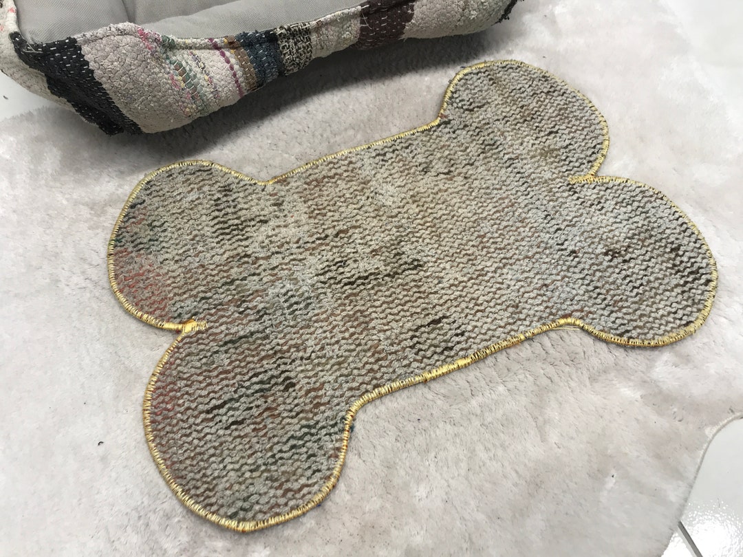 Bone Shaped Pet Mat, Pet Feeding Mats, Authentic Mat, Cat Food Mat, Non ...