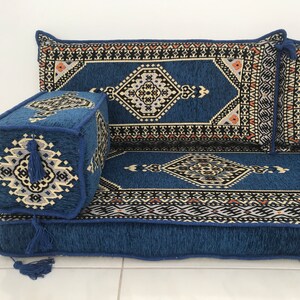 Floor Sofa Set, Arabic Majlis, Modular Sofa, Navy Blue Sofa, Reading ...