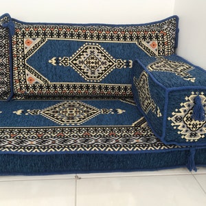 Floor Sofa Set, Arabic Majlis, Modular Sofa, Navy Blue Sofa, Reading ...