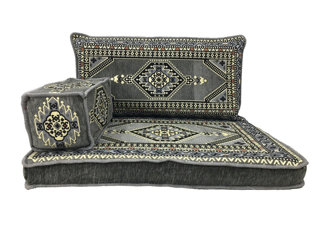 Majlis Seating Set, Modular Sofa, Arabic Seating, Sofa With Ottoman ...