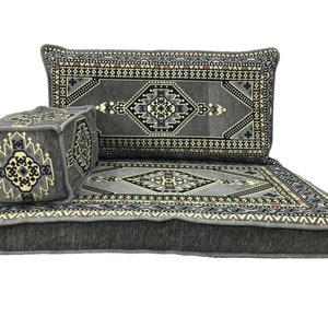 Majlis Seating Set, Modular Sofa, Arabic Seating, Sofa With Ottoman ...