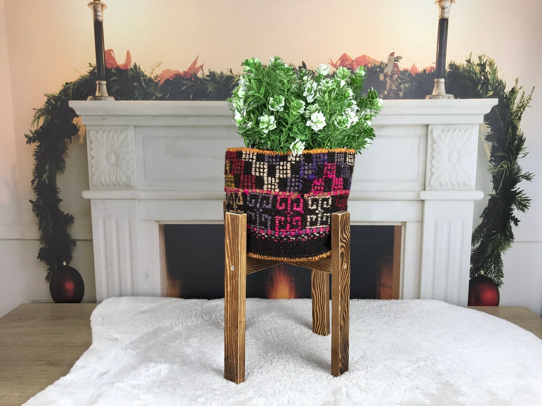 Home Decor Plant Cover, Handmade Plant Case, Hanging Basket, Vintage ...