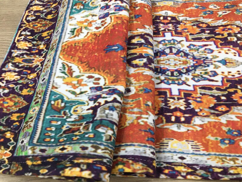 Cathering Table Sheet, Tropical Rug Style Table Runner, Memorable Table ...