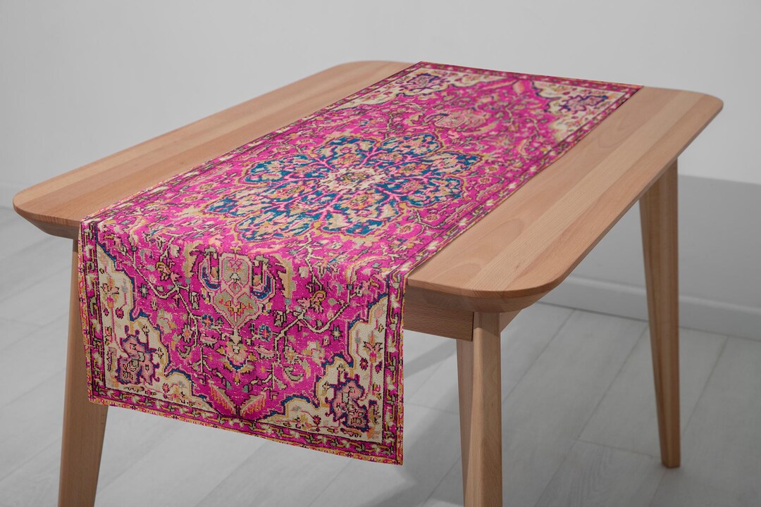 Middle Eastern Style Runner, Ikat Design Runner, Kitchen Decor Runner ...