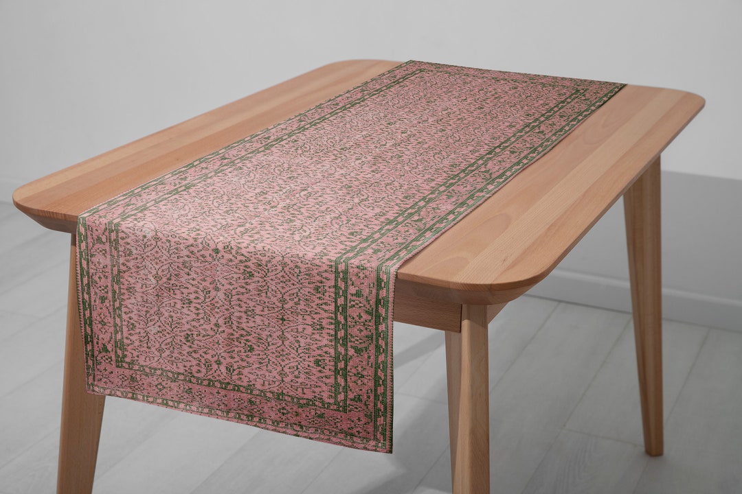 Authentic Table Scarf, Exceptional Table Sheet, Rug Design Table Scarf ...
