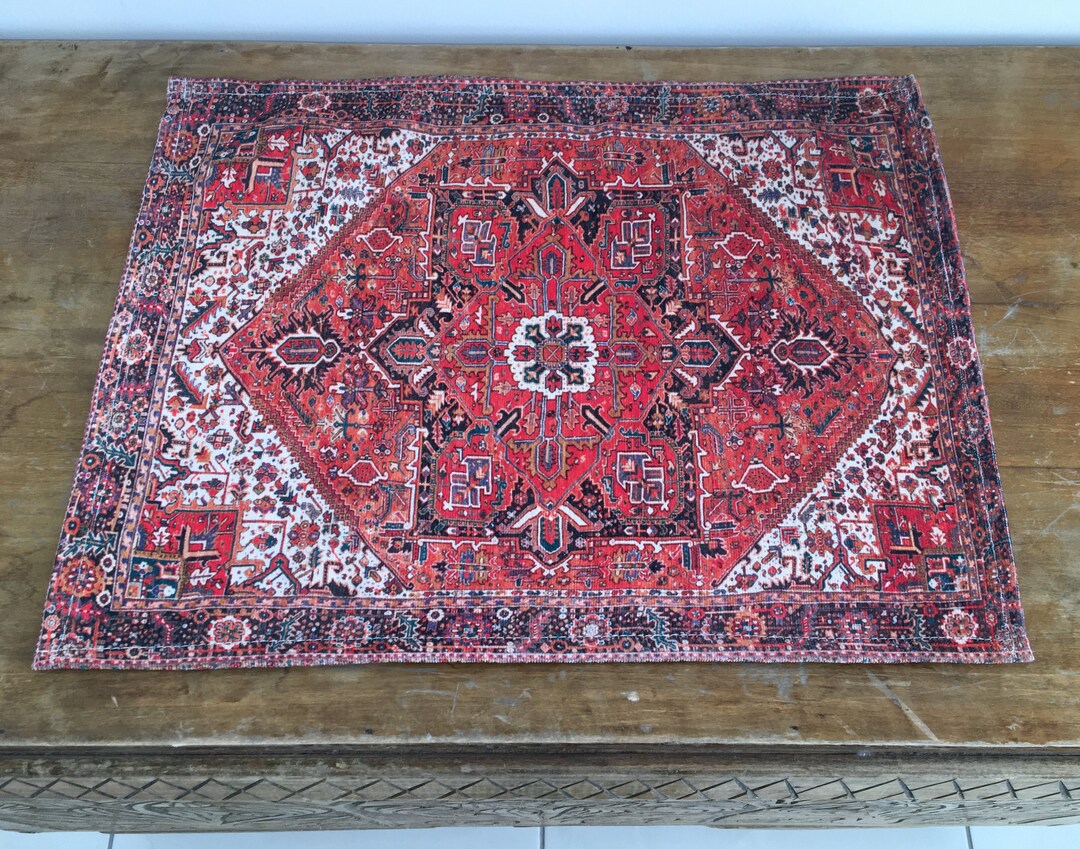 Oriental Rug Style, Kitchen Table Mats, Decorative Placemats ...