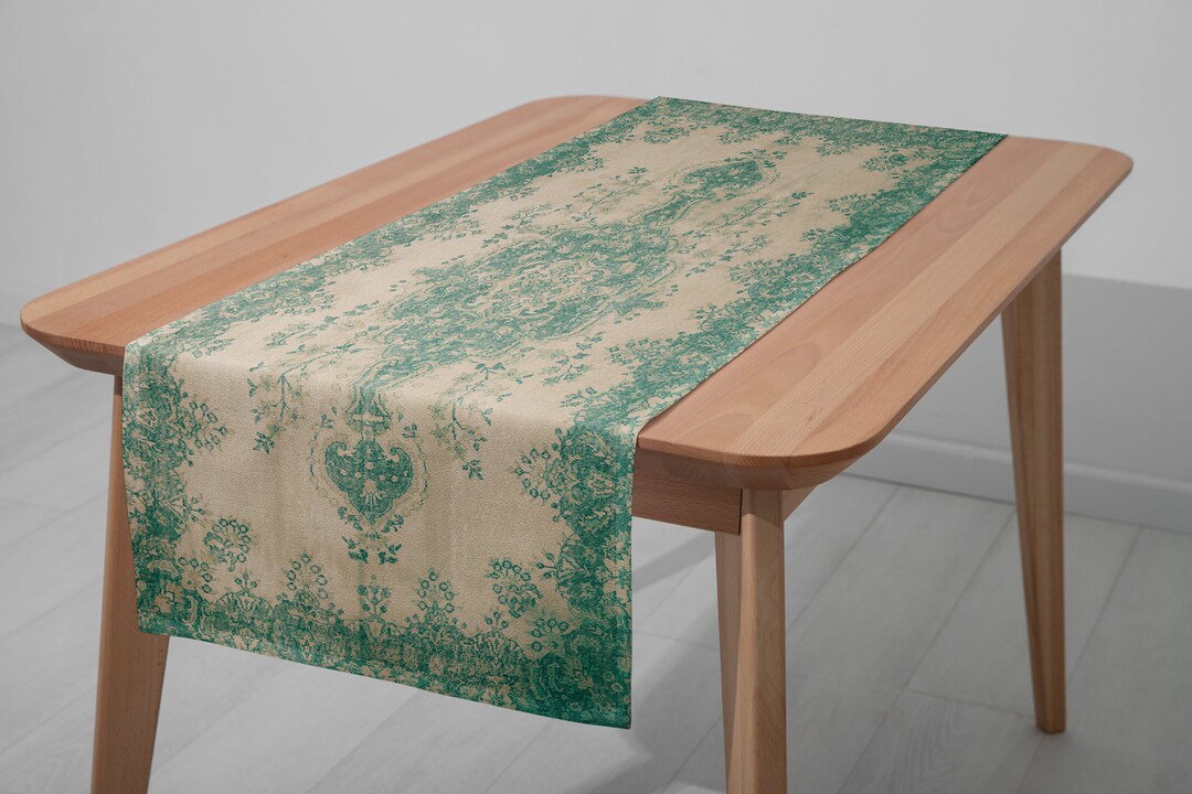 Artisan Inspired Table Sheet, Bar Table Scarf, Dresser Decor Runner ...