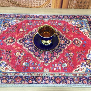 Kilim Style Table Placemats: Vintage Turkish Rug Prints (set of 4 ...