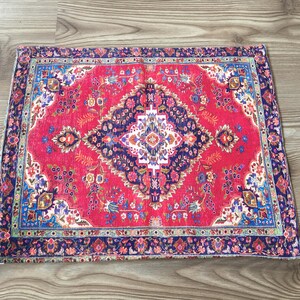Turkish Rug Design, Kilim Pattern Placemats, Printed Table Mats, Ethnic ...