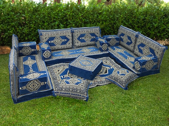 Single seating sofa Majlis floor sofa U shaped sofa Living room sofa Palace seating Premium sofa Sofa with ottoman Floor couch FS33 Etsy Italia