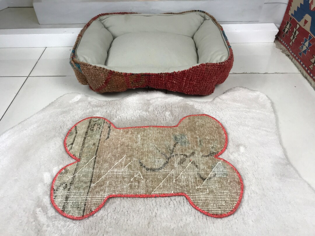 Puppy Mats, Dog Feeding Mat, Dog Bowl Mat, Pet Dish Mat, Vintage Mat ...