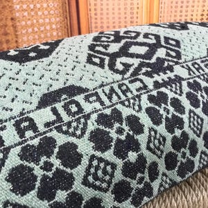 Traditional Kilim Lumbar Pillow Cover, Vintage Turkish Wool Handcrafted ...