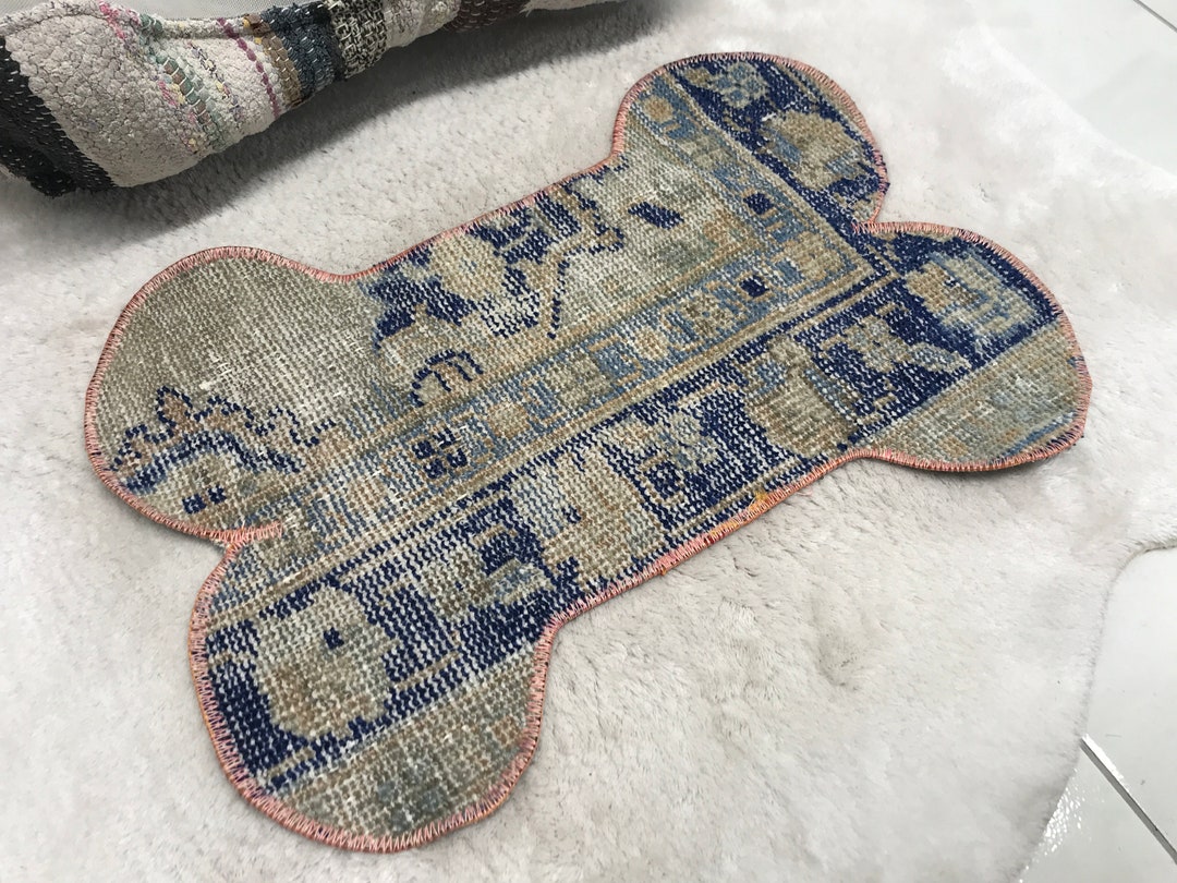 Dog Bowl Stand Mat, Bone Shaped Mat, Pet Feeding Mat, Cat Mat Indoor ...