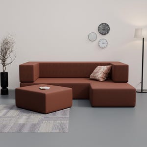 Modular Sofa, Foam Couch, Soft Play Couch, Convertible Couch, U Shaped ...