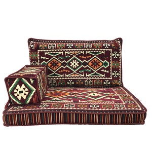 Floor Couch, Moduler Seating, Arabic Seating, Balcony Cushion, Floor ...