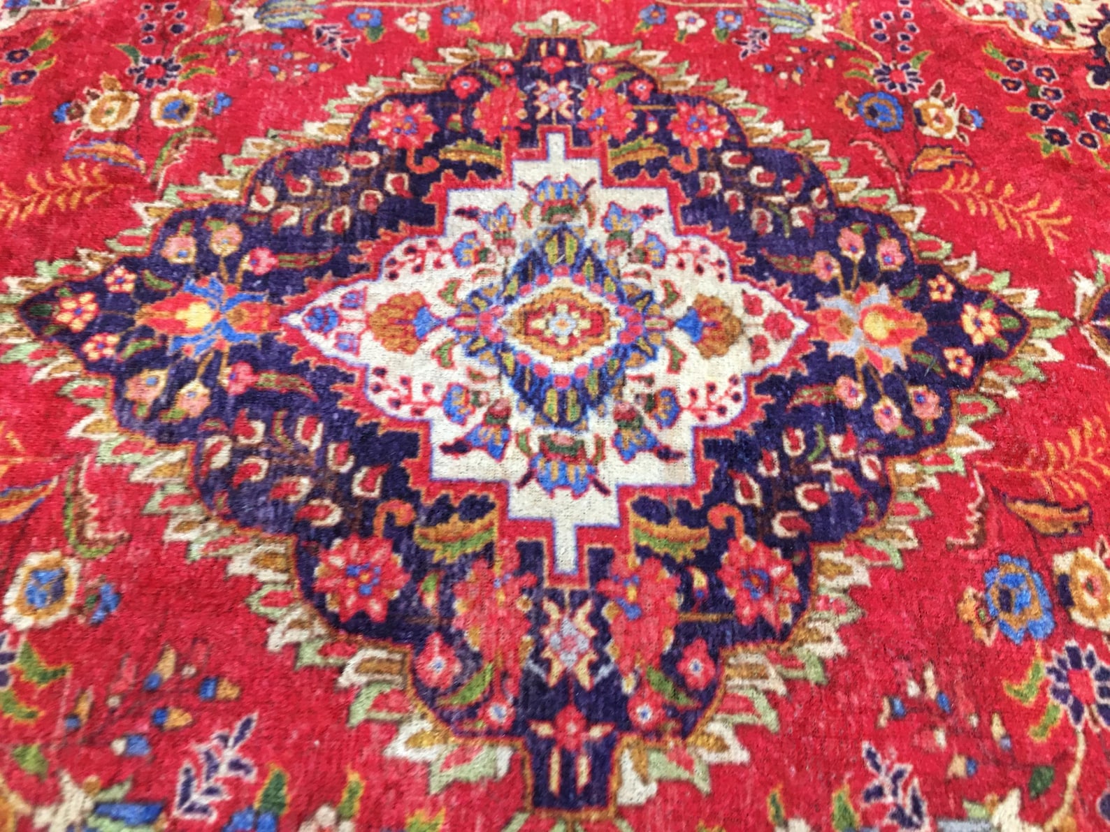 Kilim Style Table Placemats: Vintage Turkish Rug Prints (set of 4 ...