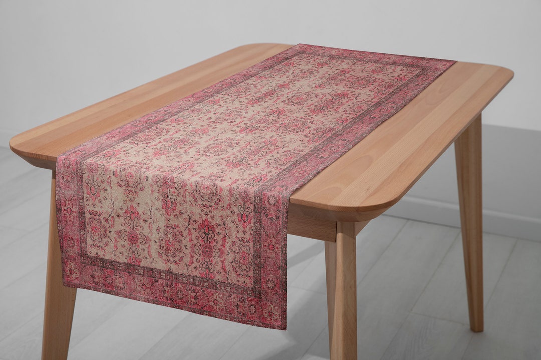 Pastel Color Table Runner, Harmonic Table Scarf, Stylish Table Sheet ...