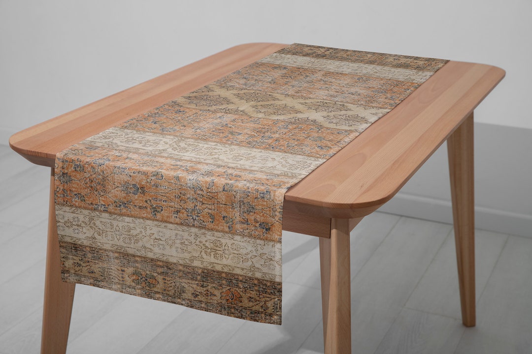 Washable Table Cloth, Coffee Table Scarf, Colorful Kitchen Table Sheet ...