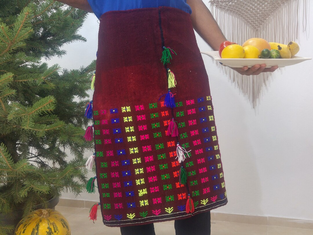 Christmas Apron , Kilim Vintage Apron , Very Unique Apron , Apron for ...