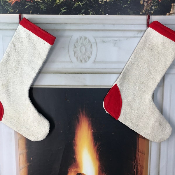 Santa Stocking - Etsy
