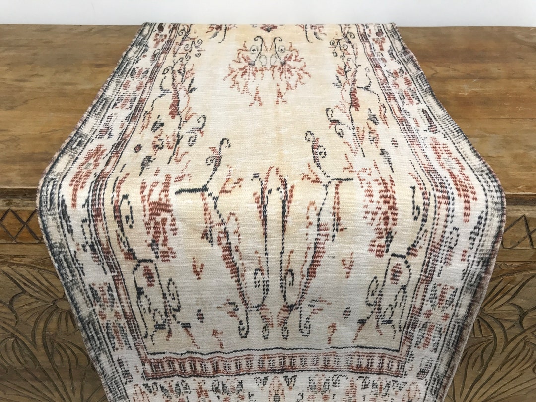 Noble Runner, Rug Inspired Table Scarf, Festive Table Setting, Eclectic ...