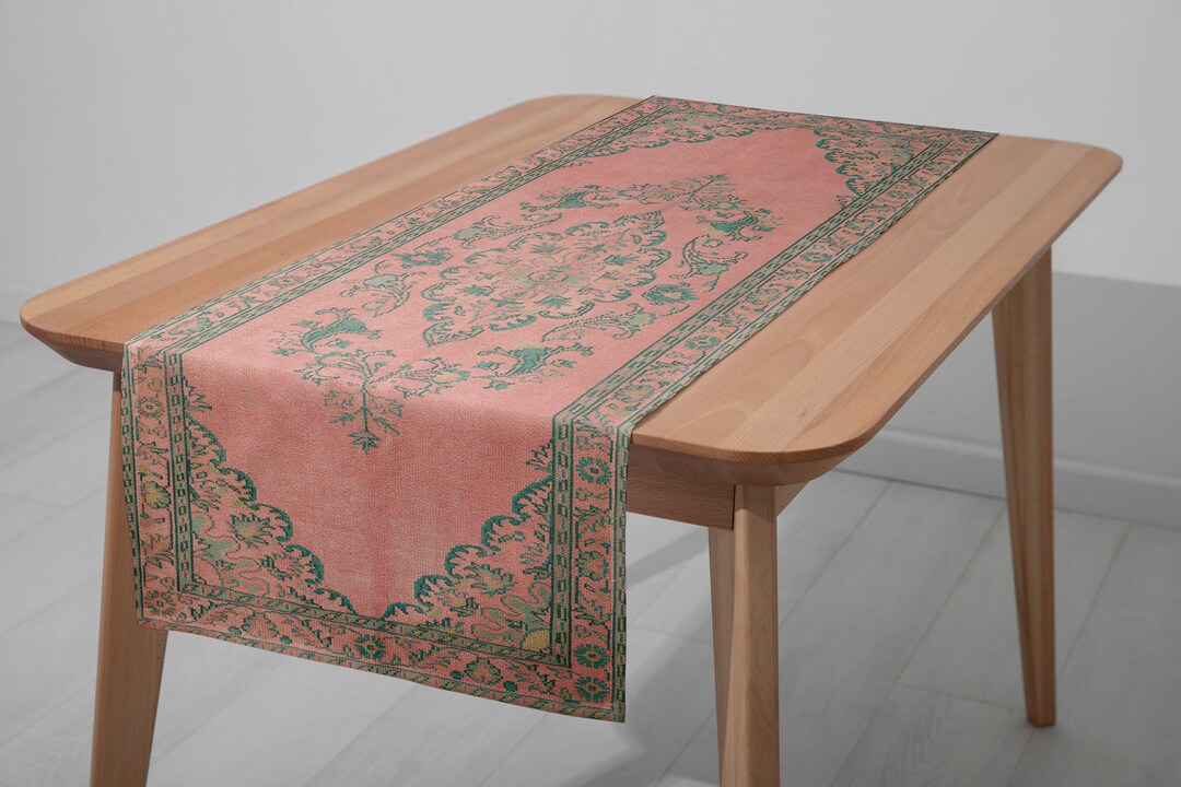 Oriental Rug Style Runner, Event Table Scarf, Wedding Event Runner ...