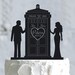 Police Call Box Cake Topper Wedding,time Machine Cake Topper,custom ...