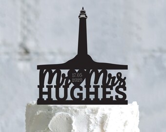 Lighthouse Cake Topper | Etsy