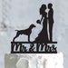 Italian Greyhound Bride and Groom Cake Topper With Grey Hound Dog ...