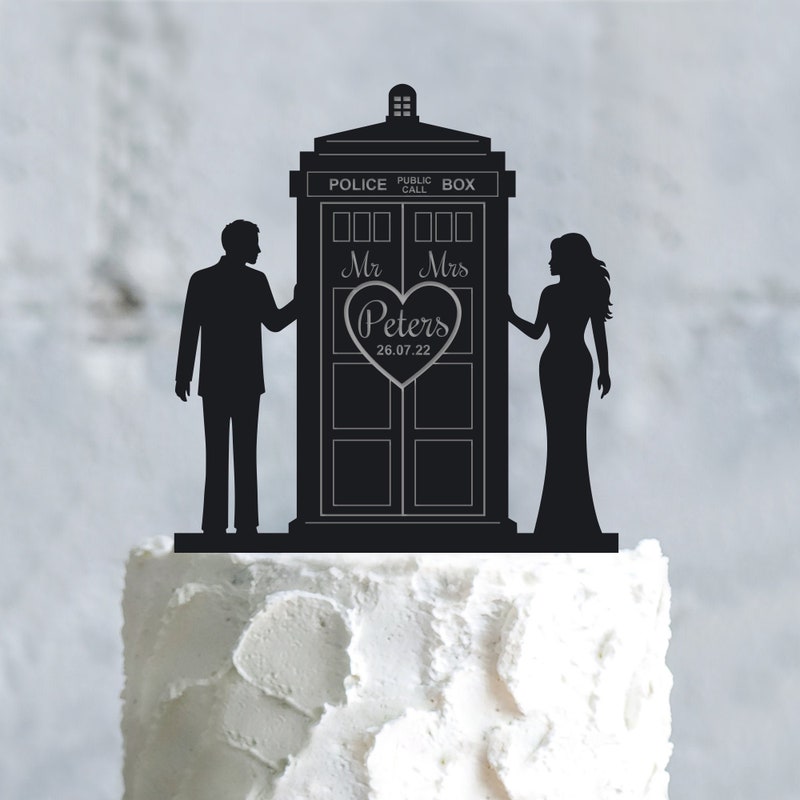 Tardis Cake Topper - Etsy