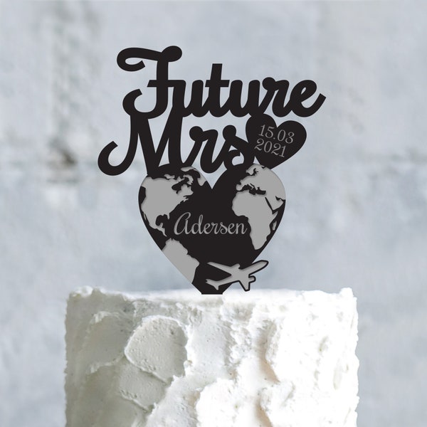 Globe Cake Topper - Etsy