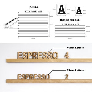 Wall Mounted Menu Board,changeable Menu Board,menu Display Board,cafe ...