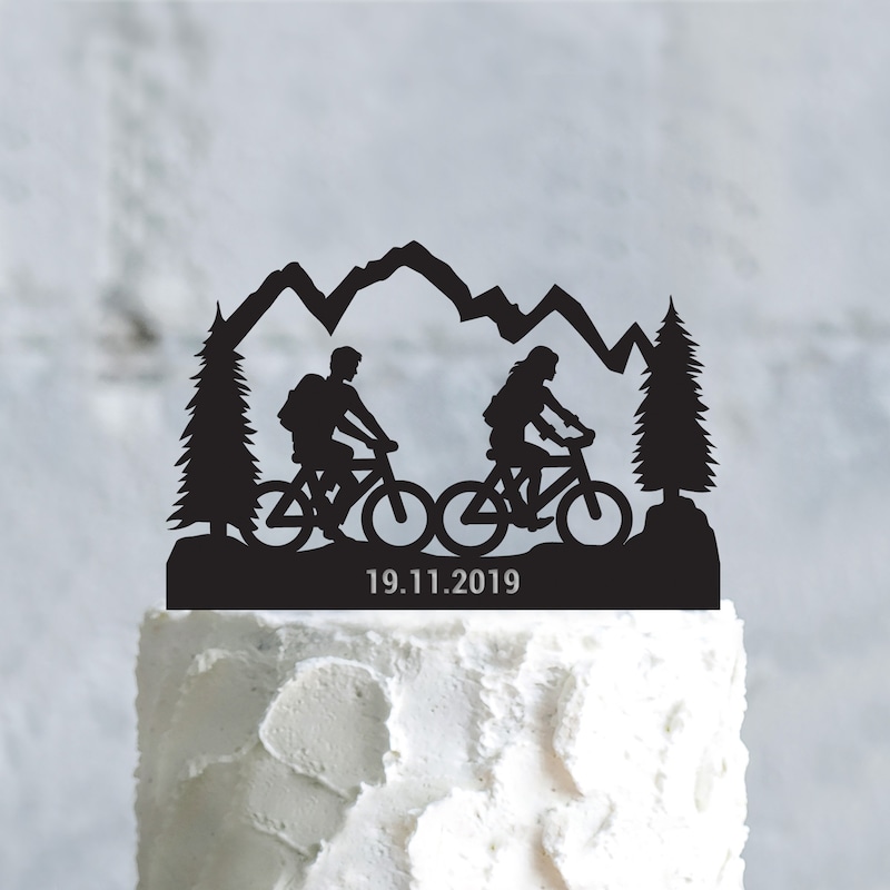Bicycle Cake Topper - Etsy