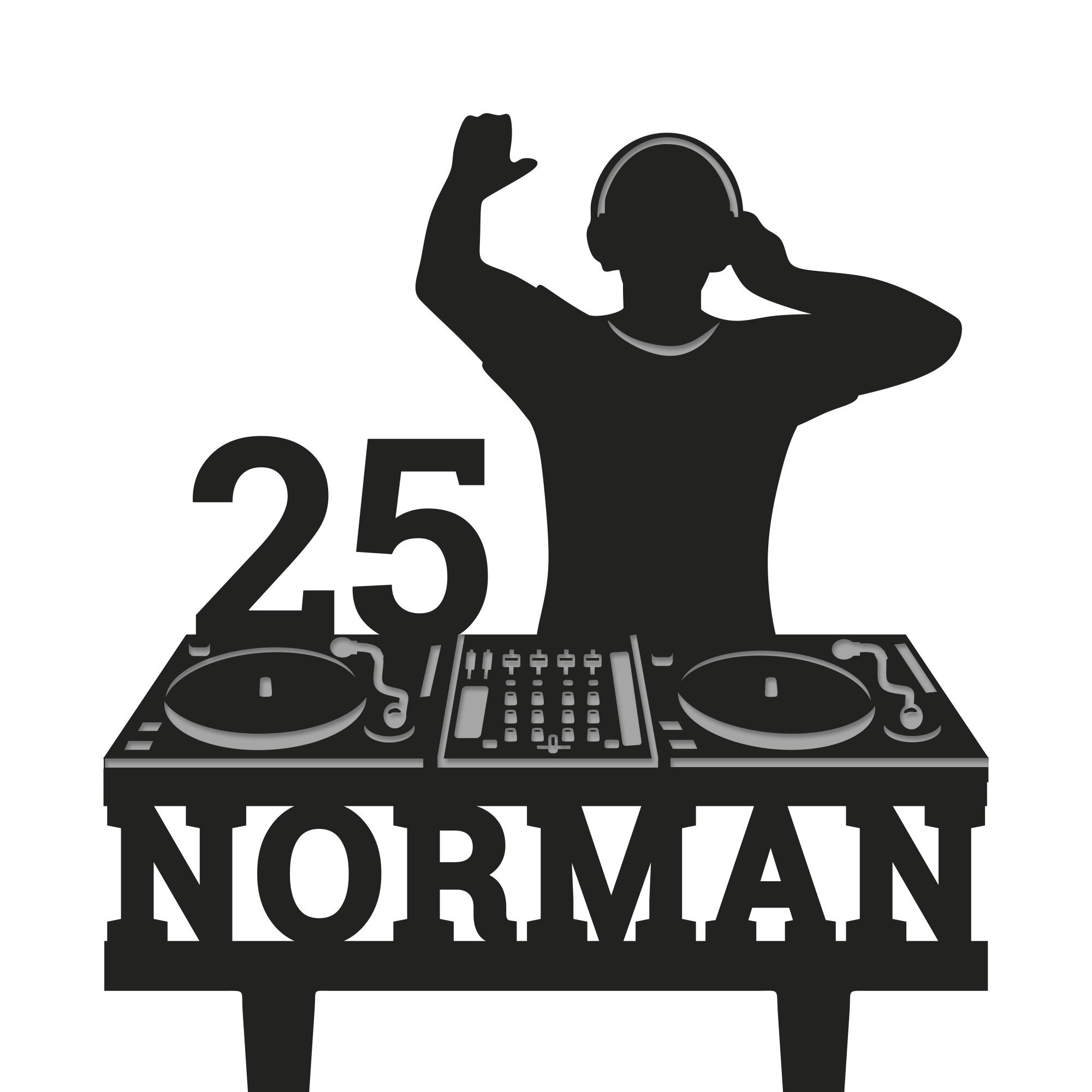 Dj Birthday Cake Topper,dj Theme Birthday Cake Topper,disc Jockey ...