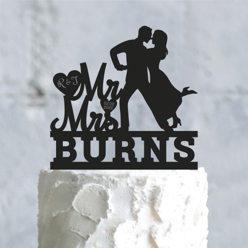 Custom Dance Wedding Bride and Groom Cake Topperdance Party - Etsy
