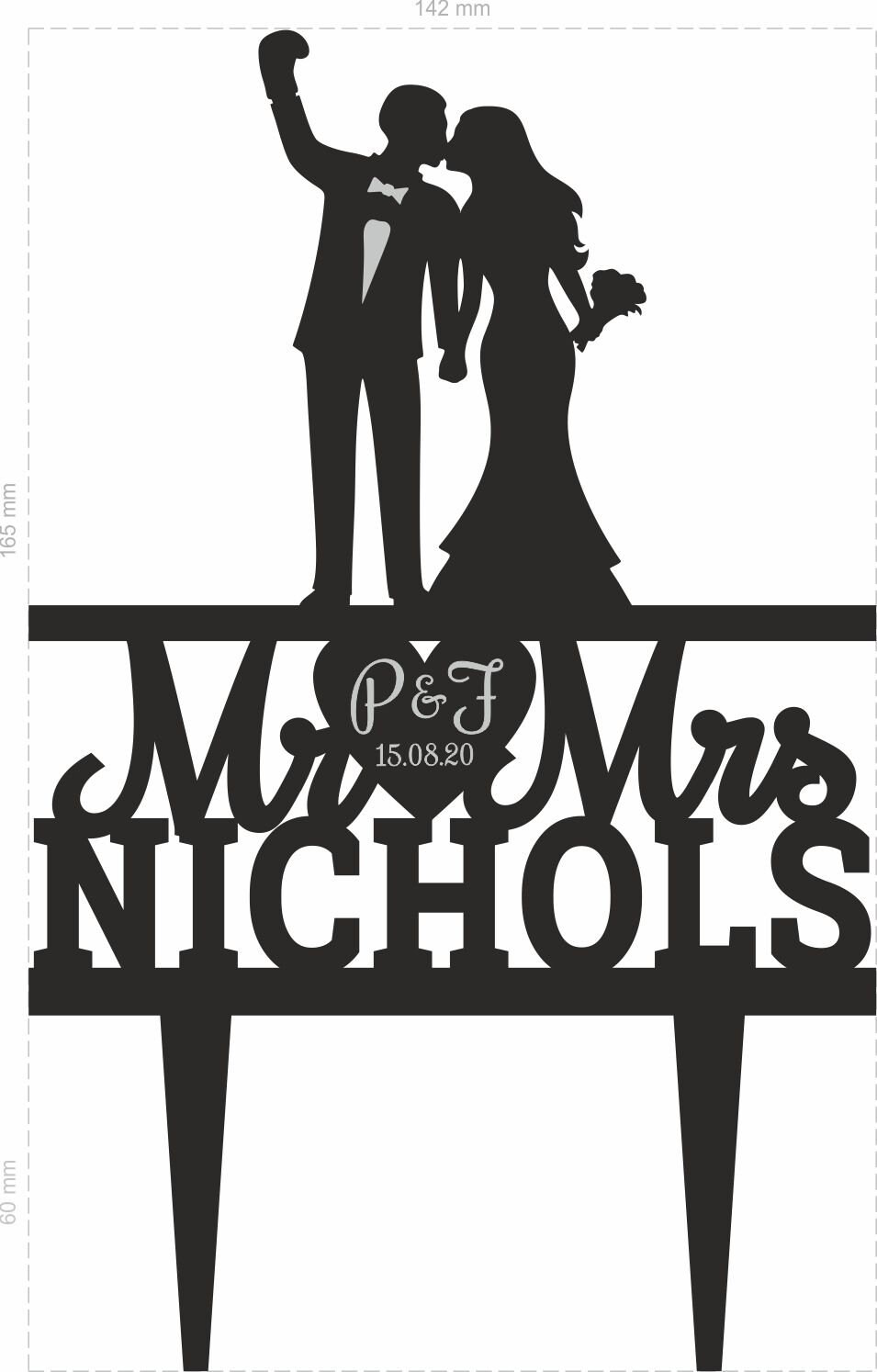 Custom Boxer With Boxing Glove Bride and Groom Cake Topper,boxing Fans ...