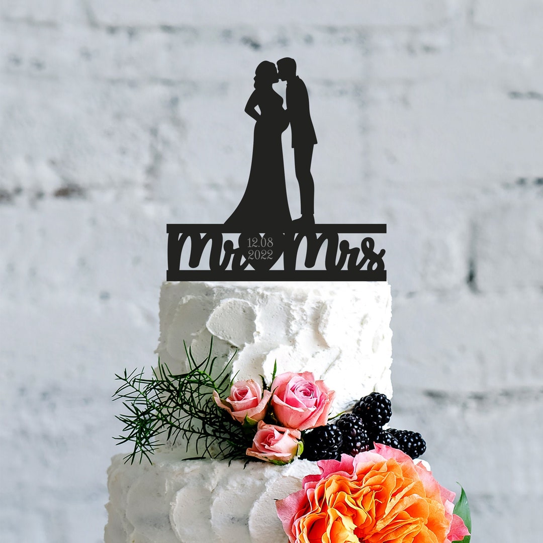 Pregnant Mr and Mrs Cake Topper,pregnant Bride Cake Topper,pregnant ...